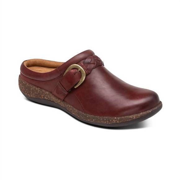Aetrex | Shoes | New Aetrex Womens Libby Clog In Burgundy | Poshmark